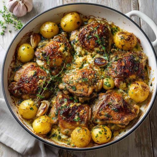 Indulgent Creamy Garlic Chicken Recipe - Chef Jamie Levine - Delicious ...