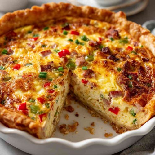 Western Omelet Quiche - Chef Jamie Levine - Delicious Recipes